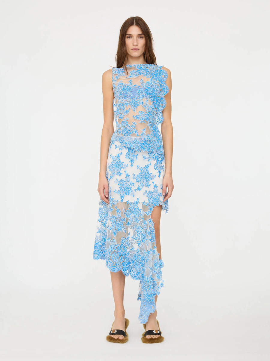 Floating Lace Asymmetric Skirt – Market Highland Park