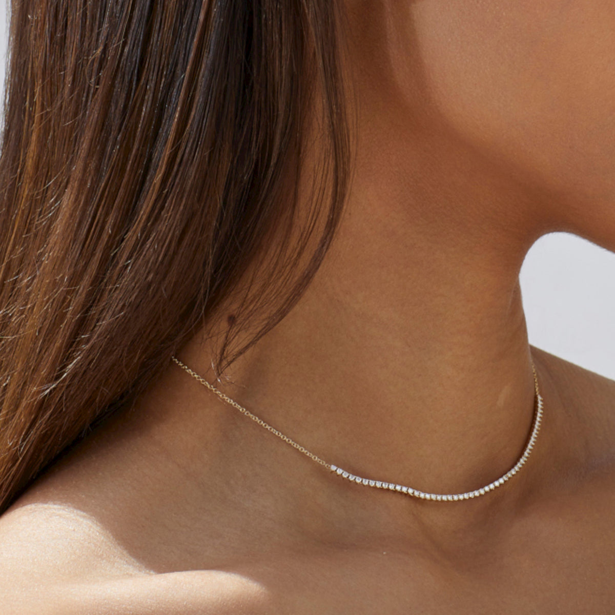 Diamond Segment Necklace – Market Highland Park