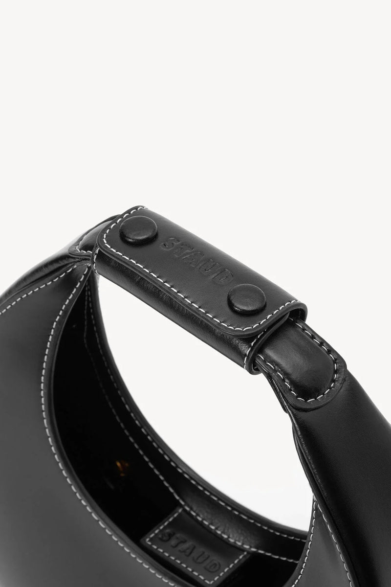 Mini Moon Bag Black - Staud – Market Highland Park